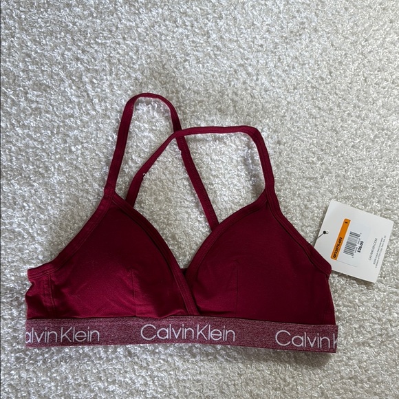 Calvin Klein | Intimates & Sleepwear | Calvin Klein Maroongarnet ...